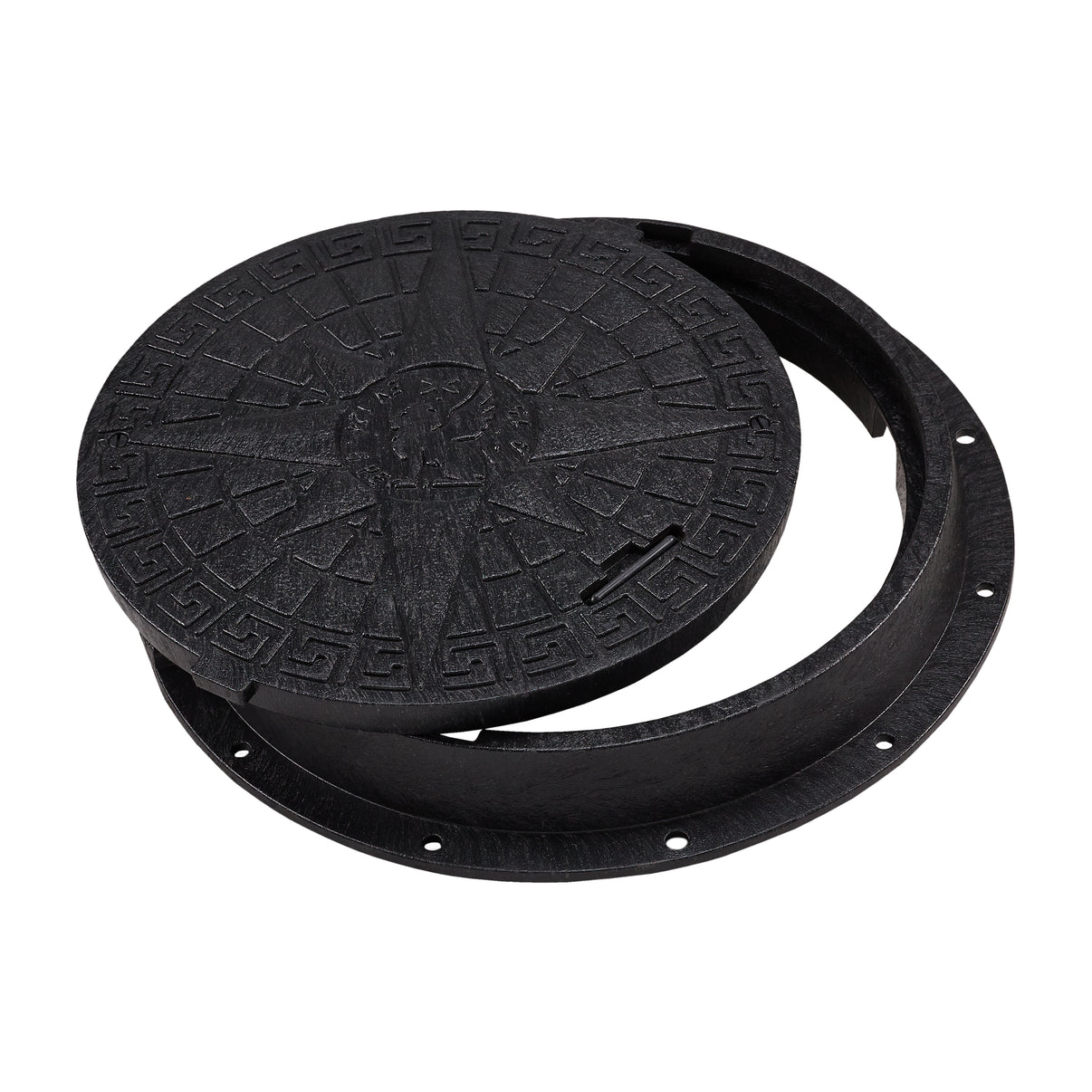 Manhole Cover DN600/800 PE BabylonPlast™ 5 Tons With lock – Plastic ...