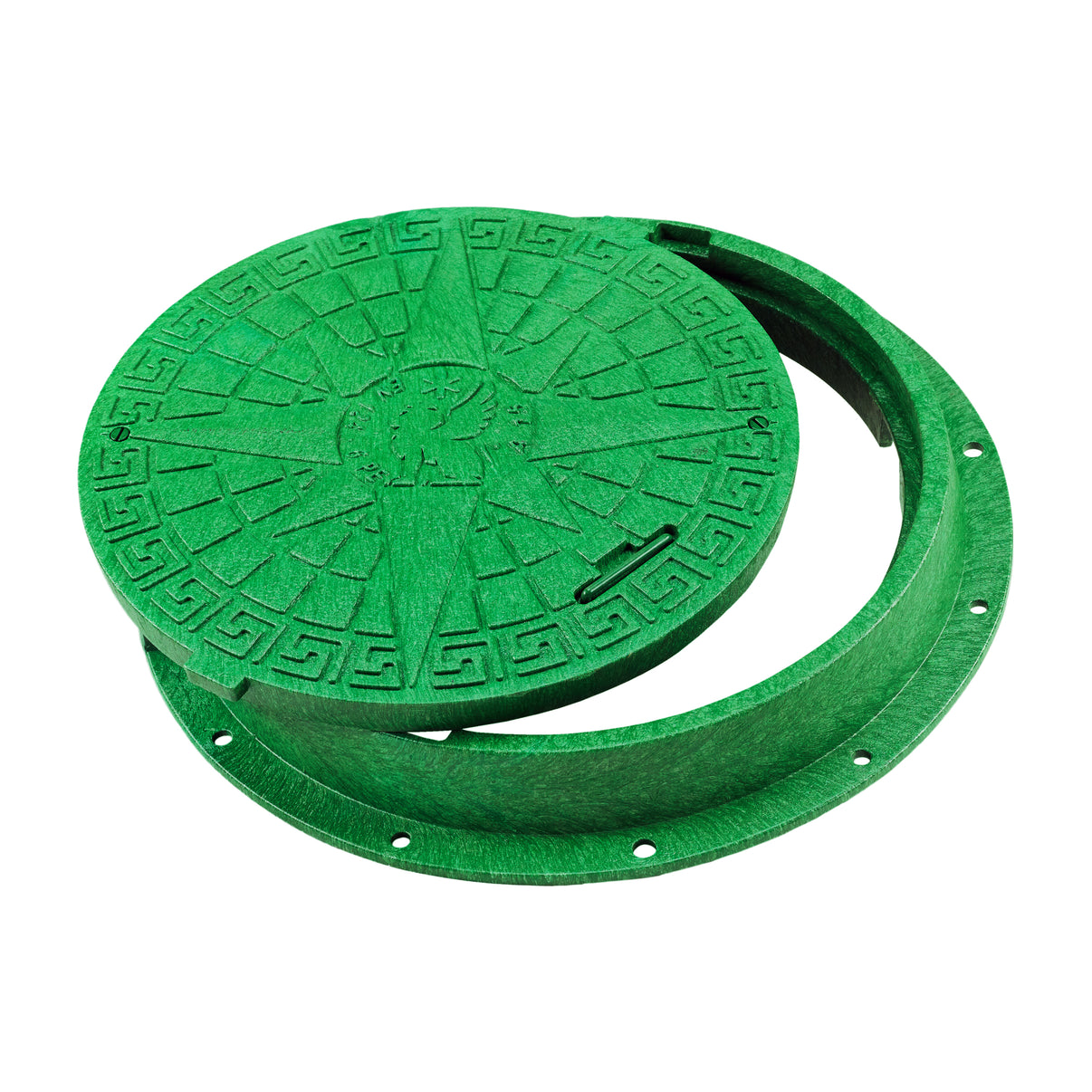 Manhole Cover DN600/800 PE BabylonPlast™ 5 Tons With lock – Plastic ...